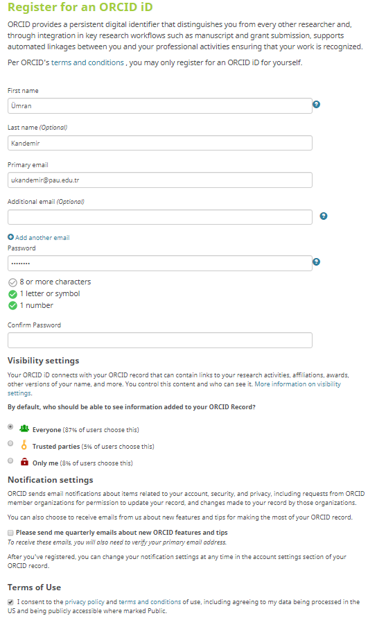 ORC-ID Hakkında - Kütüphane
